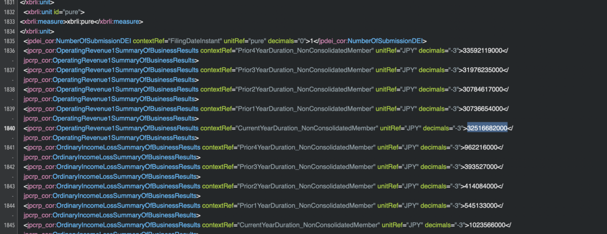PythonでTDNETとEDINETからXBRLデータを集めたら地獄だった話。